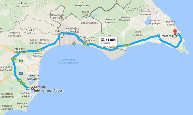 Un aperçu de la ville balnéaire de Protaras. Guide de voyage