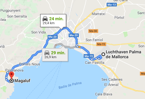 De Geschiedenis van Magaluf. Palma de Mallorca.